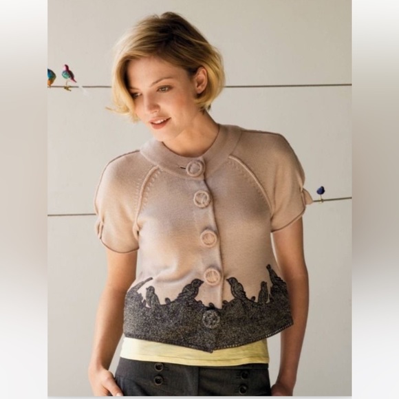 Anthropologie | Sweaters | Anthropologie Charlie Robin Bird On A Wire ...